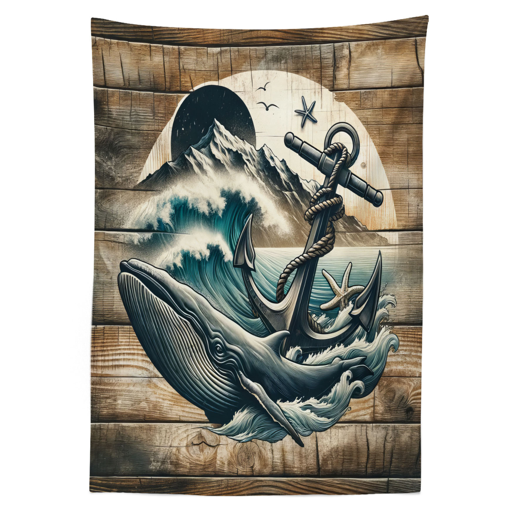 Millwood Pines Dajanae Rectangle No Pattern Microfiber Tablecloth | Wayfair