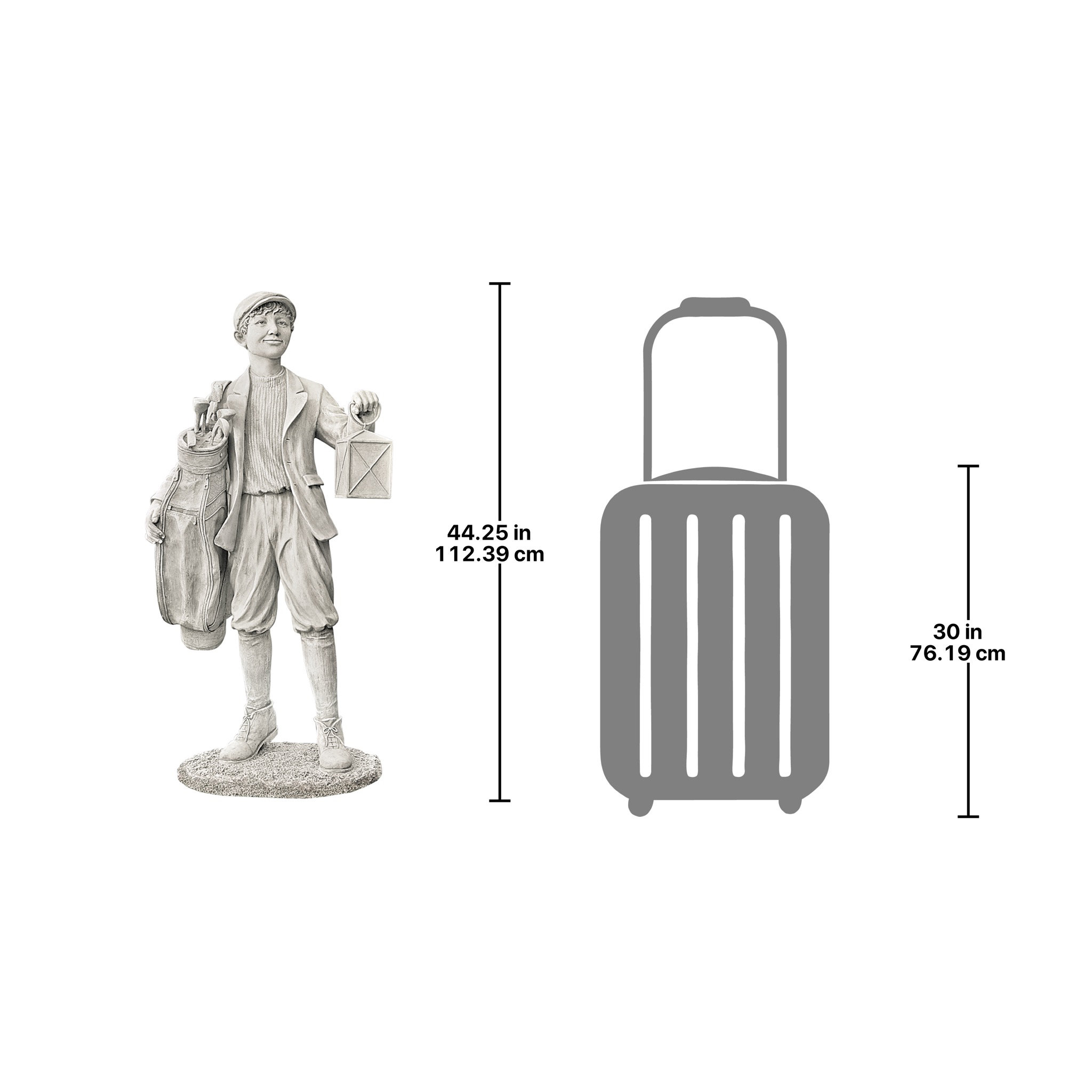 Design Toscano Finishing The Eighteenth Hole Statue & Reviews | Wayfair