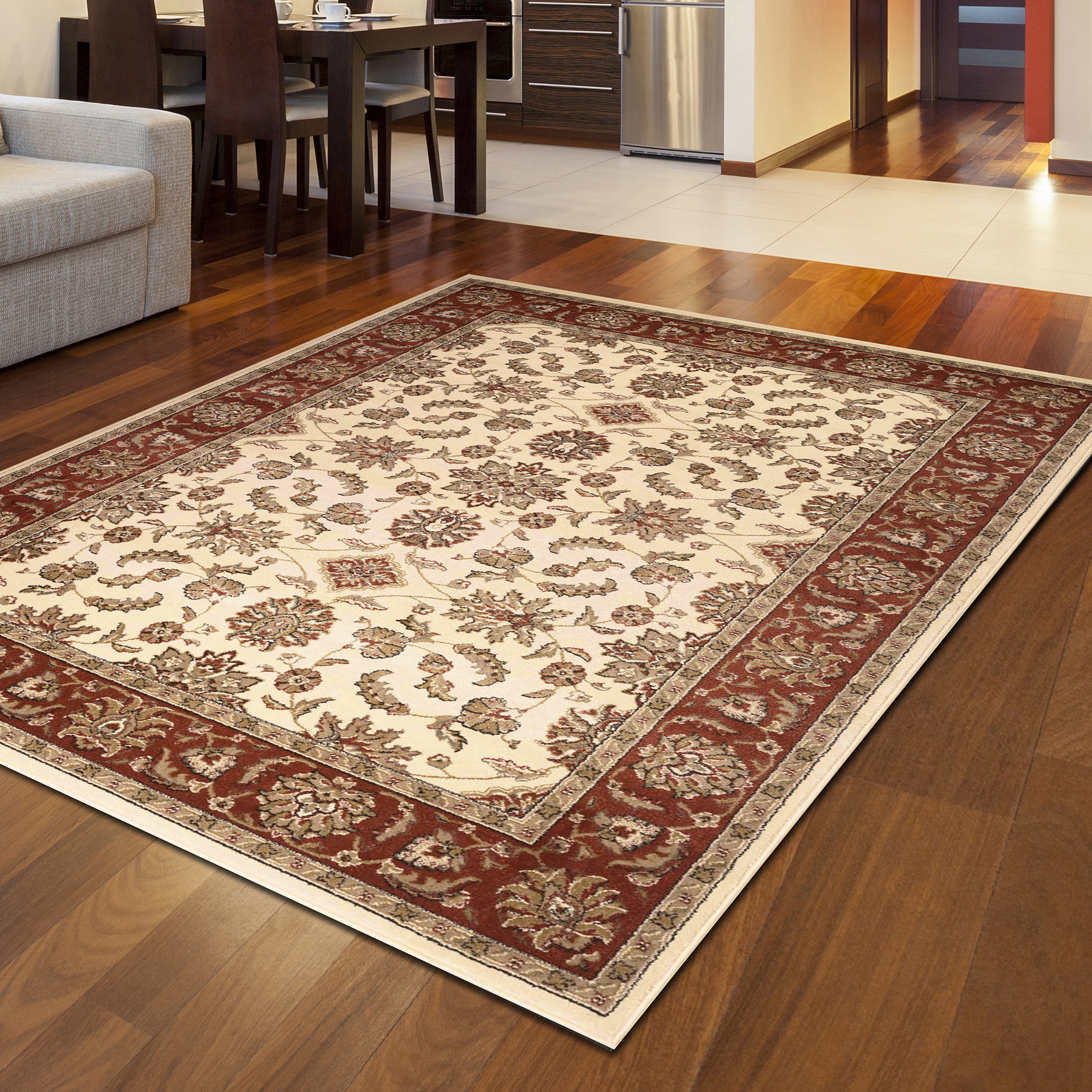 Canora Grey Paulk Ivory Area Rug & Reviews - Wayfair Canada