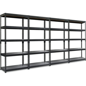 Rebrilliant Vannie 5 Tier Steel Shelf Rack Shelf Units, Heavy Duty ...