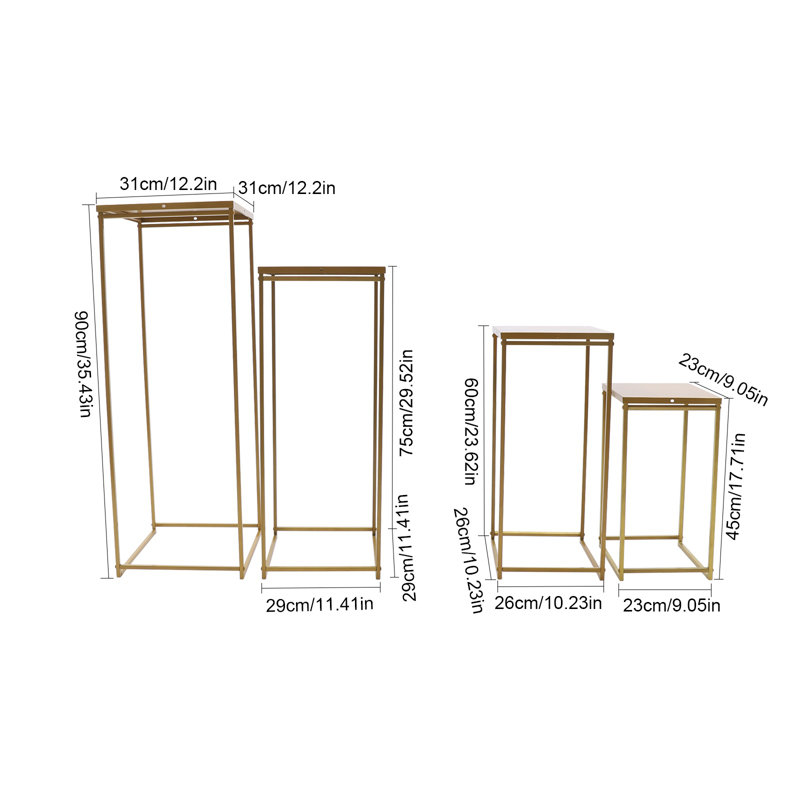 YXSUN Metal Column Flower Stand & Reviews - Wayfair Canada