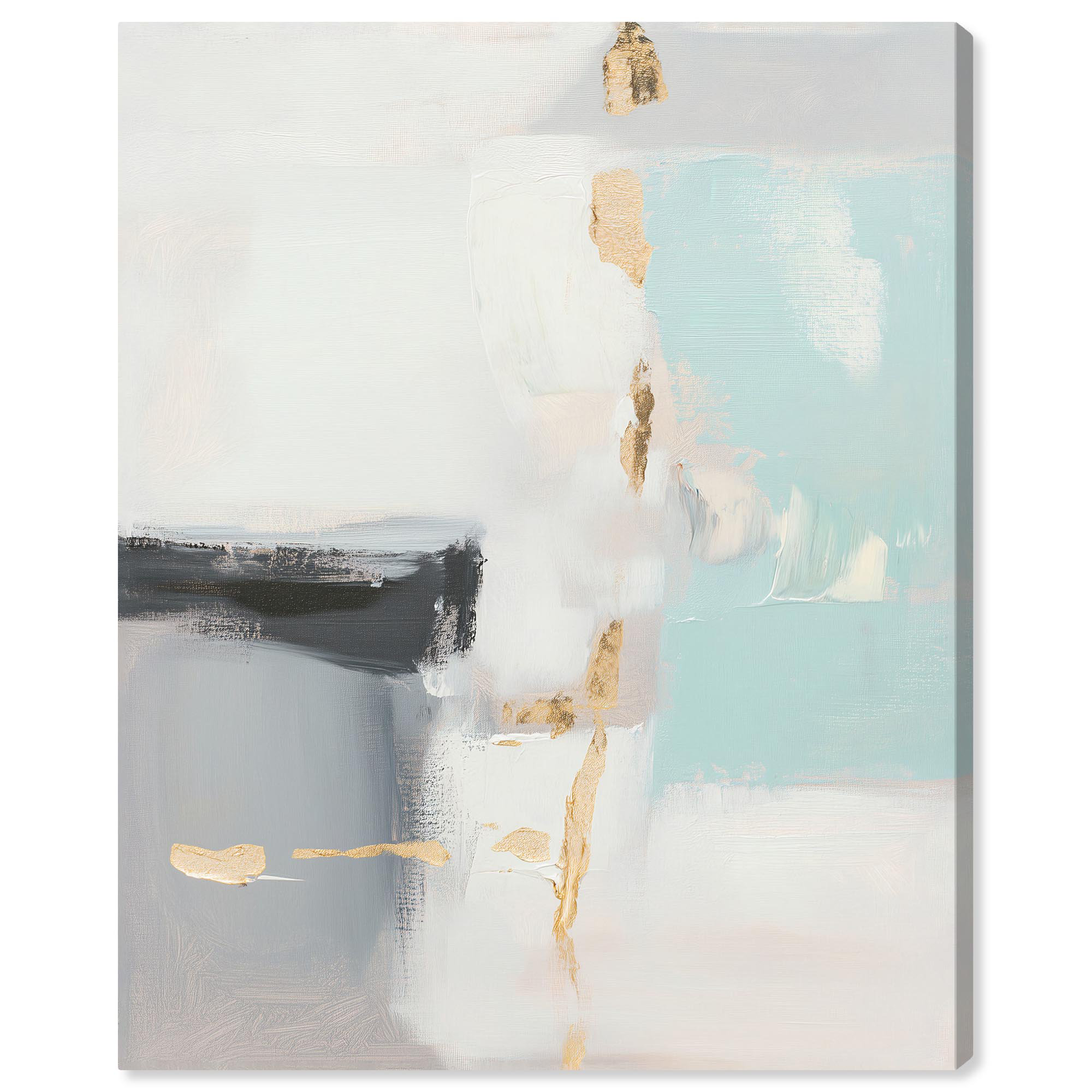Art Remedy Misty Luxe II Canvas Moody Abstracts by Art Remedy | Wayfair