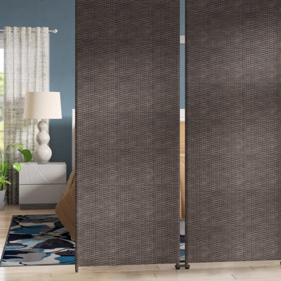 Darby Home Co Abdul 91.75" W x 79" H 3 - Panel Bamboo/Rattan Folding ...