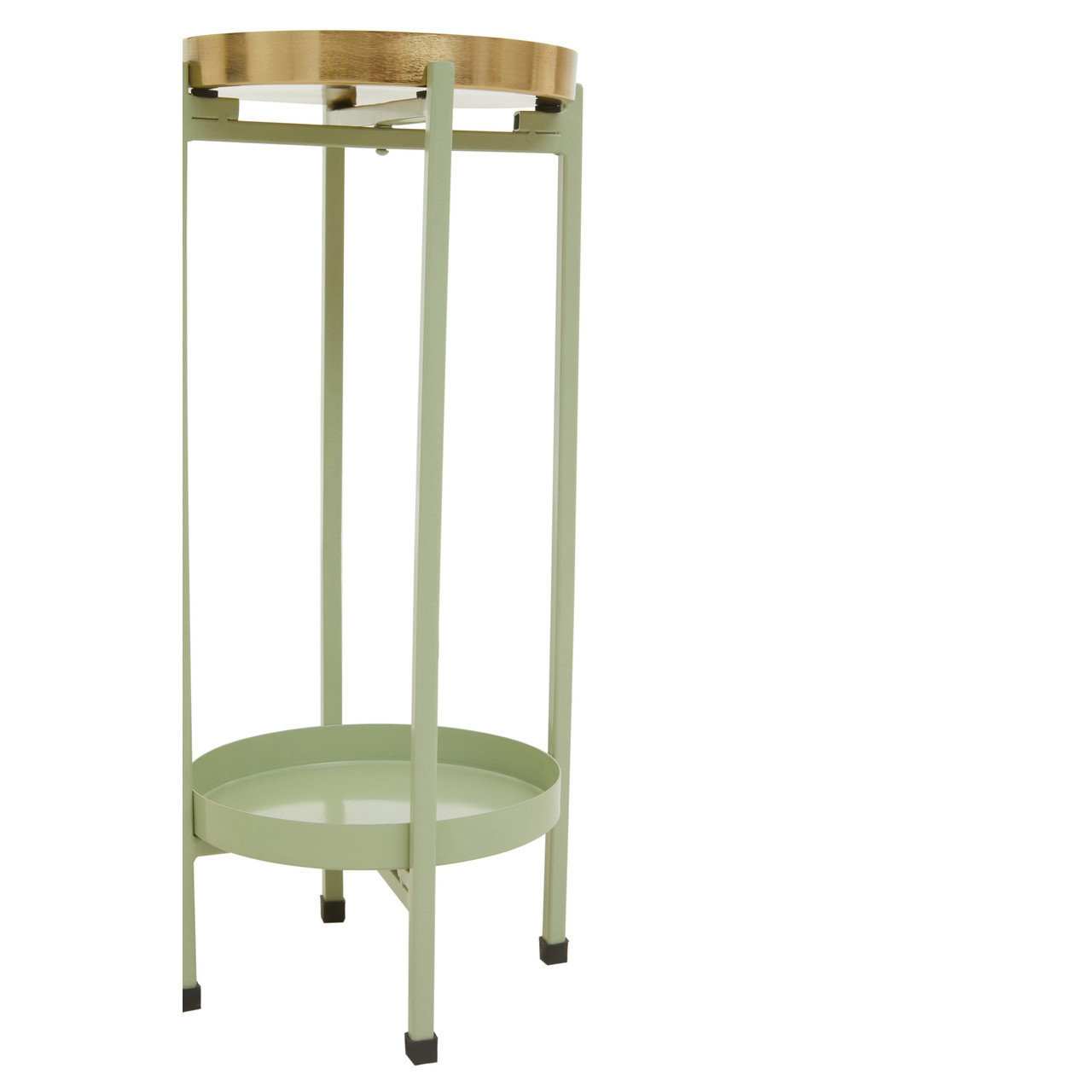 Fairmont Park Binney Sabria Green And Gold Tiw Tier Plant Stand ...