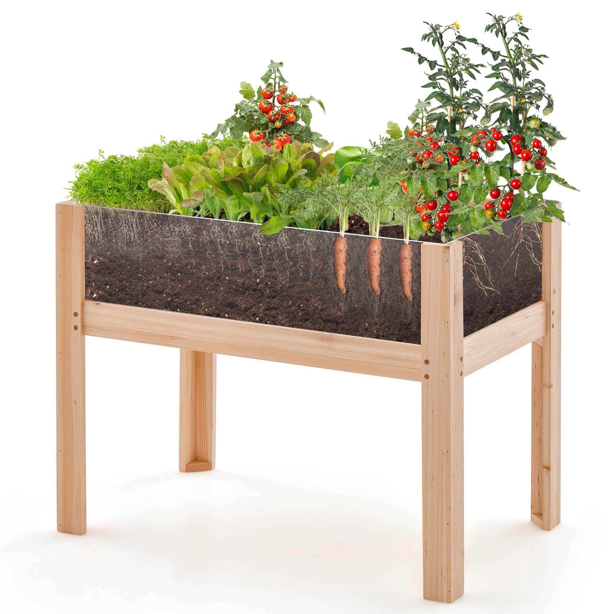 Arlmont & Co. Avalynn Outdoor Elevated Planter & Reviews | Wayfair