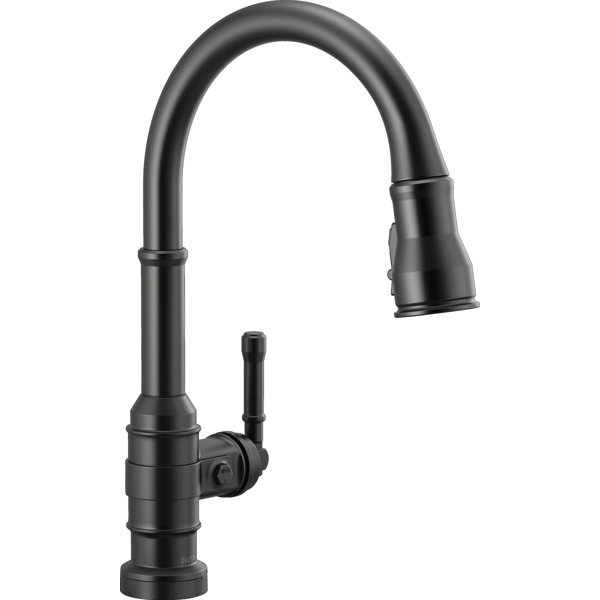 Delta Broderick Pull Down Touch Single Handle Kitchen Faucet With ...