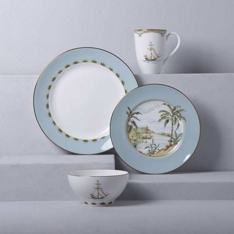 Lenox British Colonial Tradewind Dinner Plates, Set of 4 | Wayfair