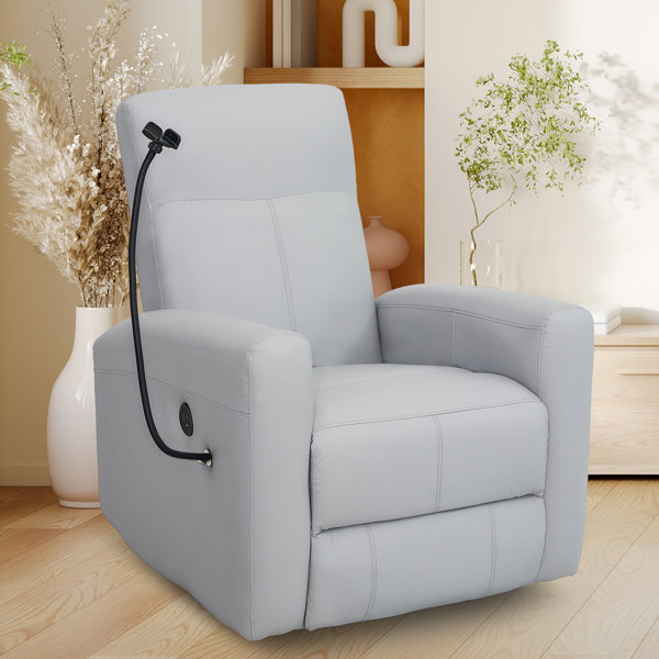 Ebern Designs Rocker Recliner Chair with 270 Degree Swivel and 30 ...