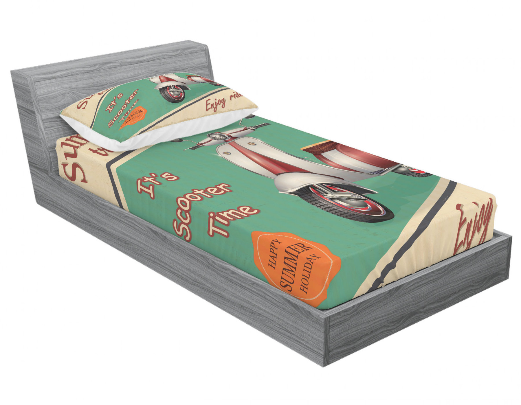 Ambesonne Scooter Sheet Set | Wayfair