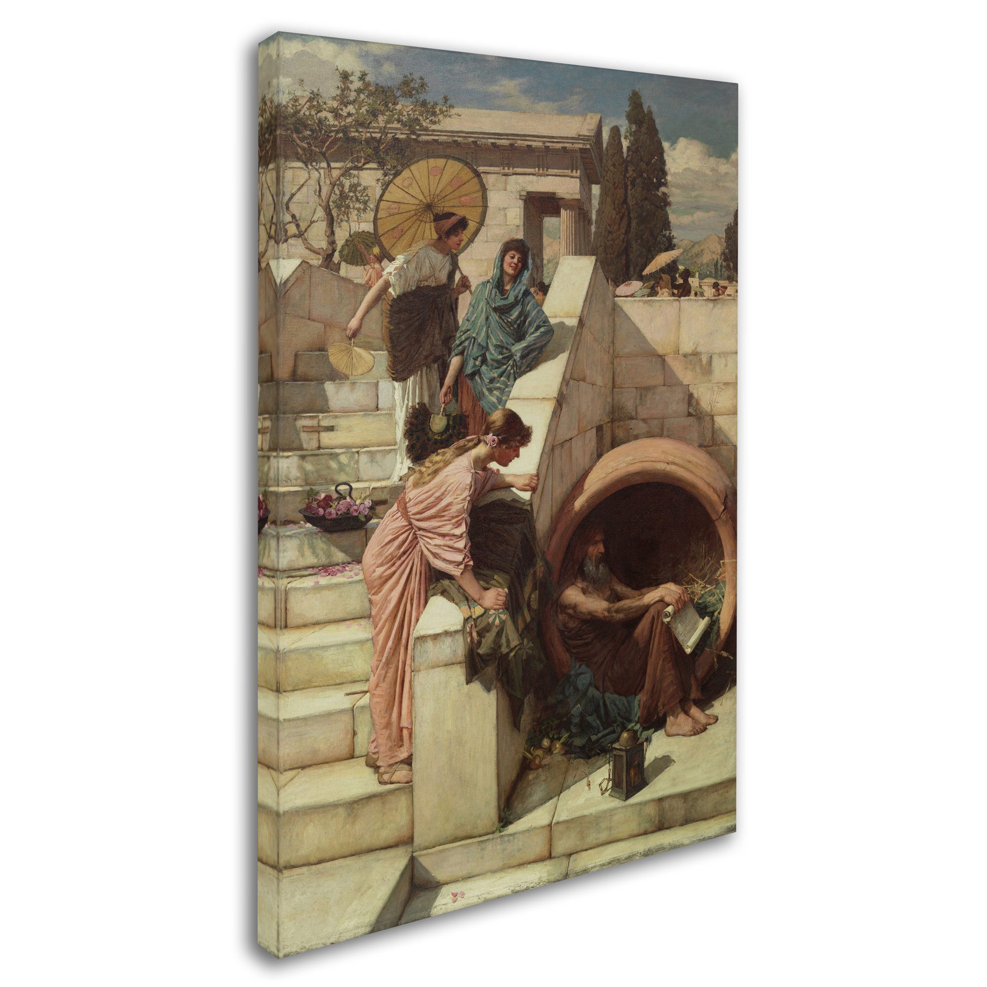 Trademark Fine Art 'Diogenes' Print on Wrapped Canvas - Wayfair Canada