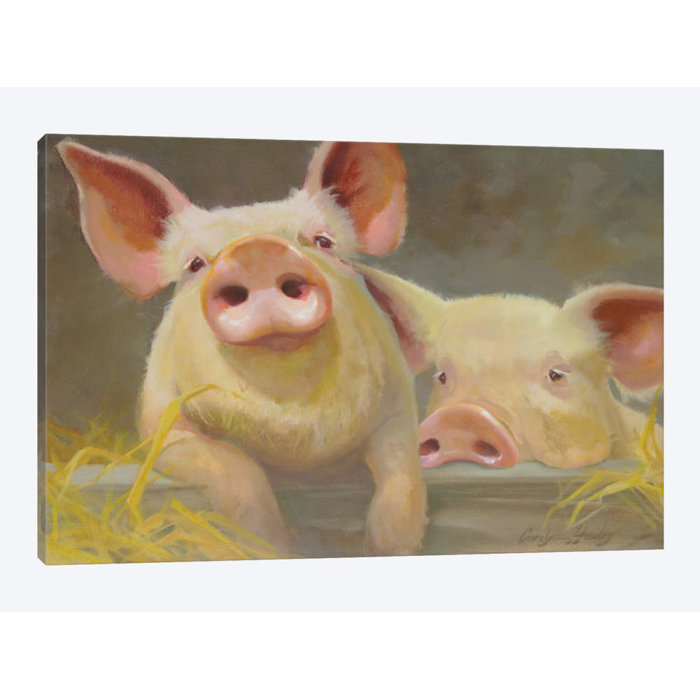 Bless international Life As A Pig II On Canvas by Carolyne Hawley ...