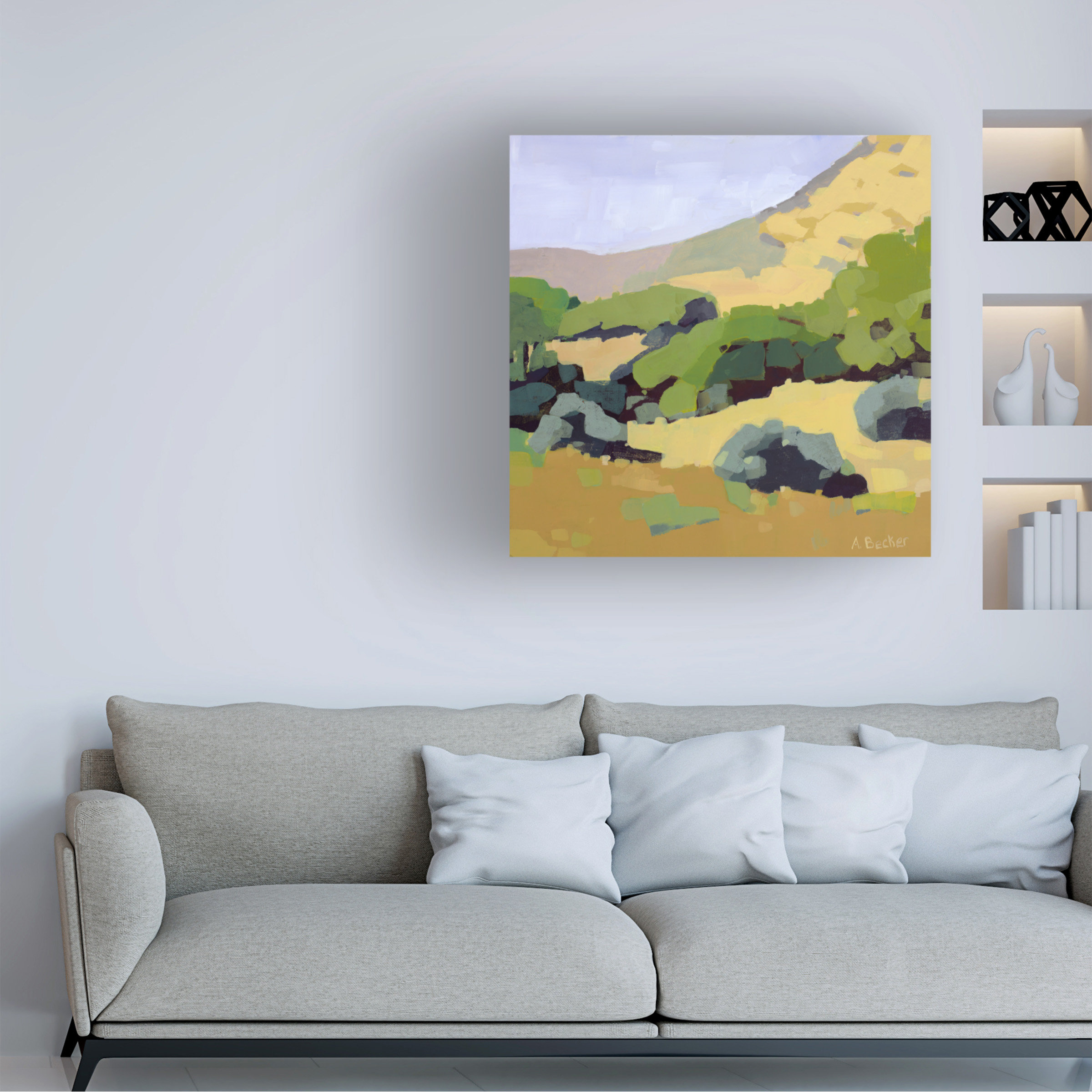Millwood Pines Anne Becker 'Hillside' Canvas Art - Wayfair Canada