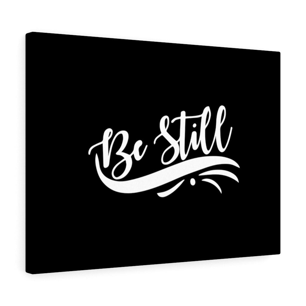 Trinx Be Still Swoosh Christian Wall Art Bible Verse Print Ready To ...