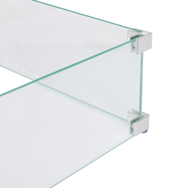 Fire Sense Wind Guard Clear Tempered Glass for Fire Pits & Patio ...