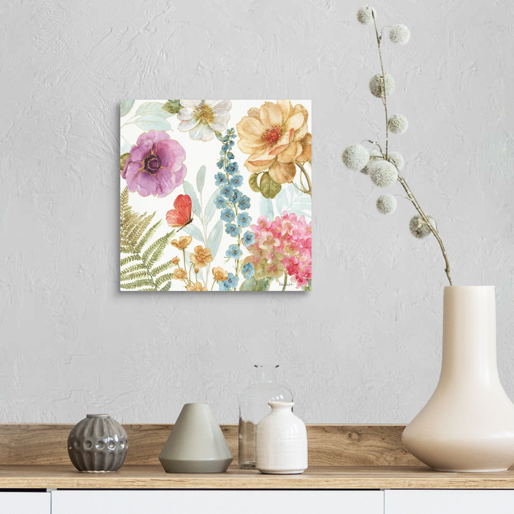 August Grove® " Rainbow Seeds Flowers III " by Audit Lisa Painting ...