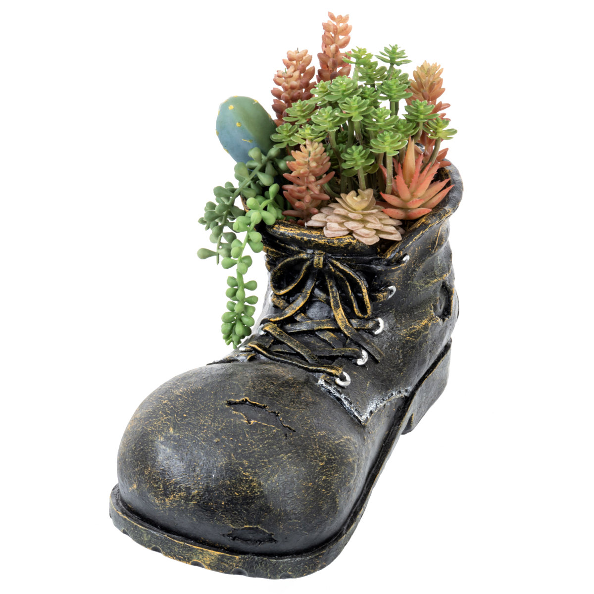 Trinx Marana Boot Ceramic Statue Planter & Reviews | Wayfair