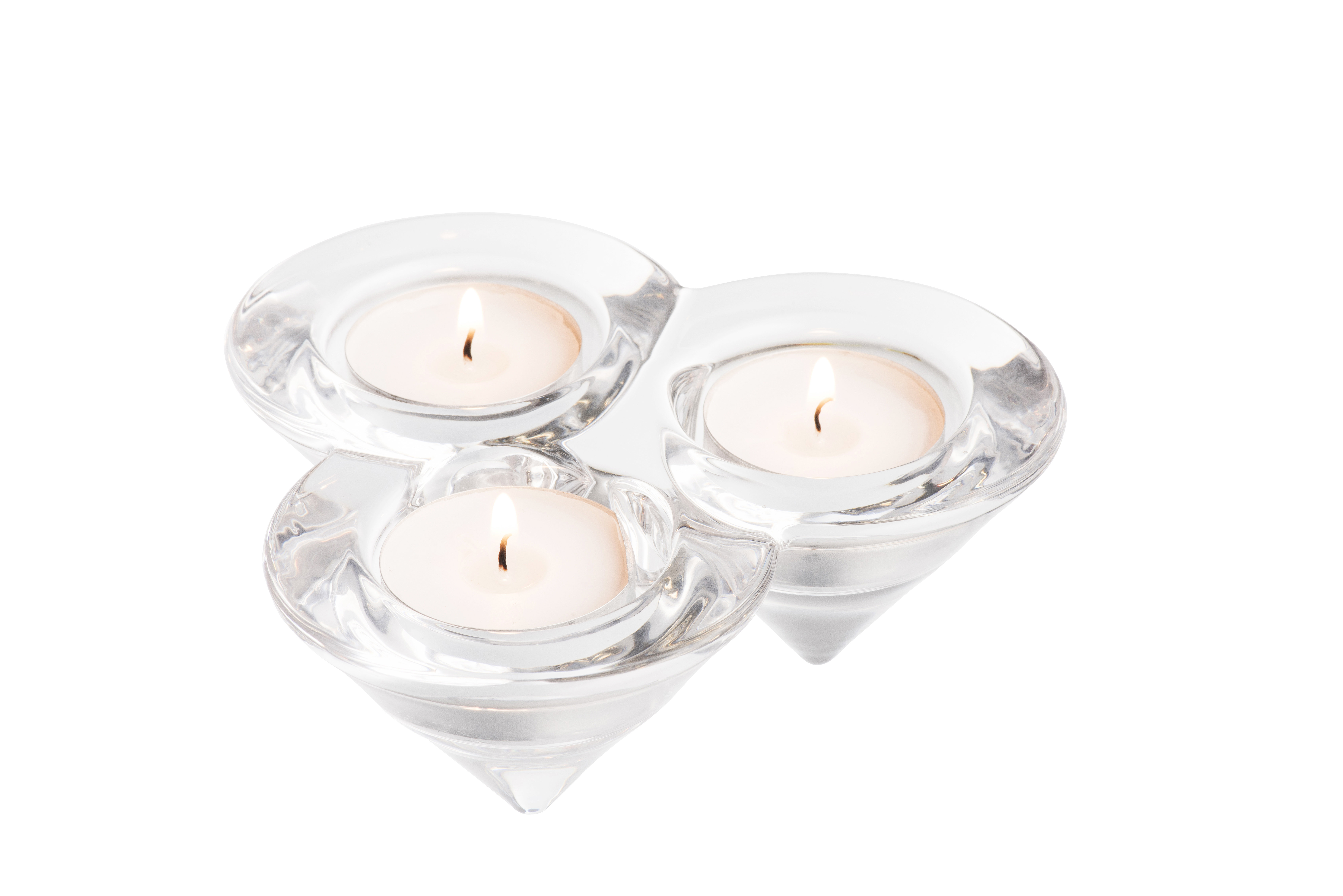 Mercer41 2'' H Crystal Tabletop Votive Holder with Candle Included ...