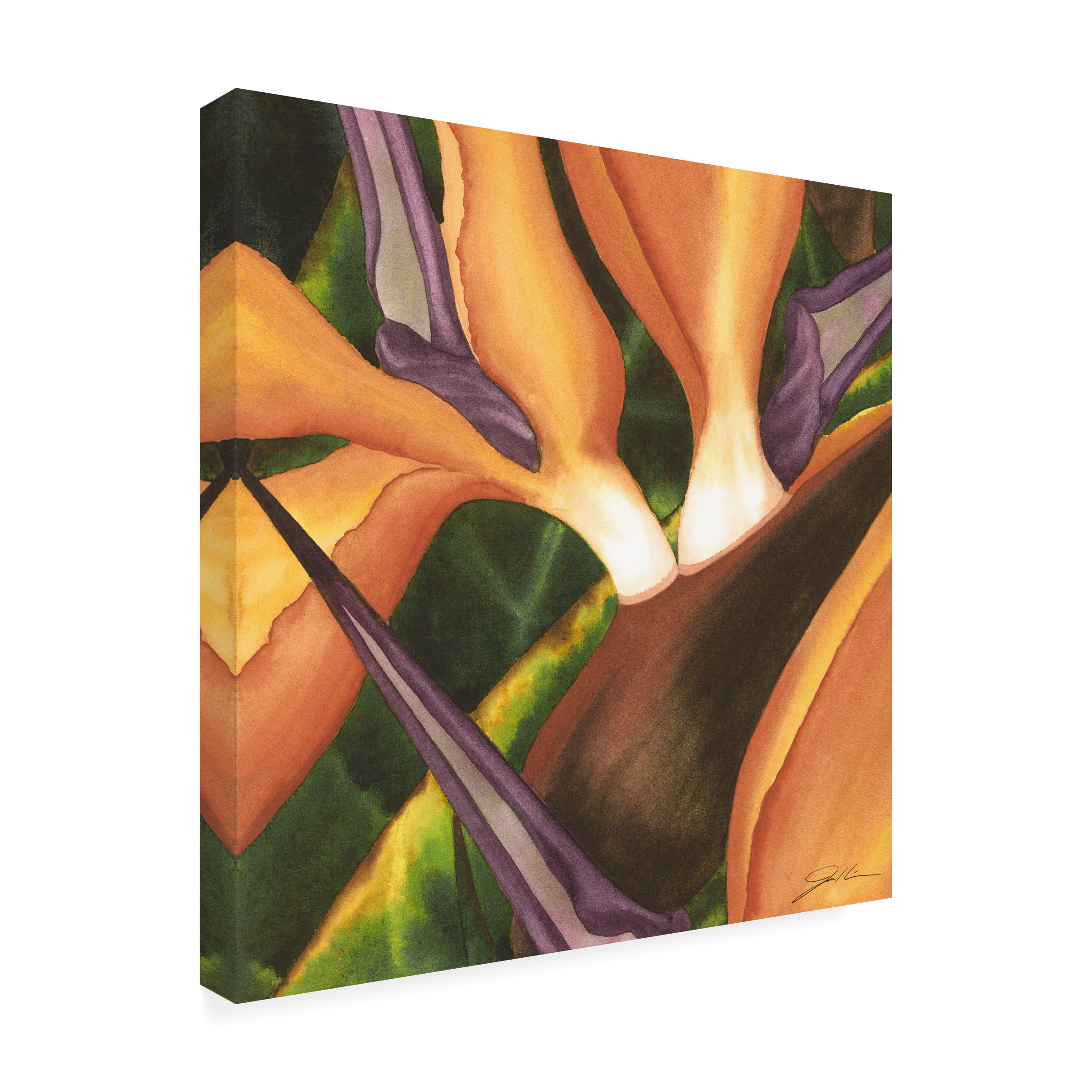 Ivy Bronx Toile d'extérieur «Bird of Paradise Tile II» Bostrom Jason ...