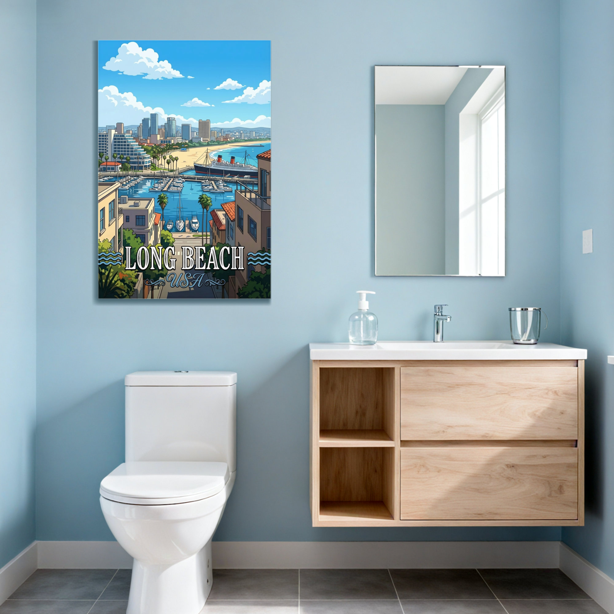Breakwater Bay Scenic & Cityscapes Long Beach Skyline Marina And ...