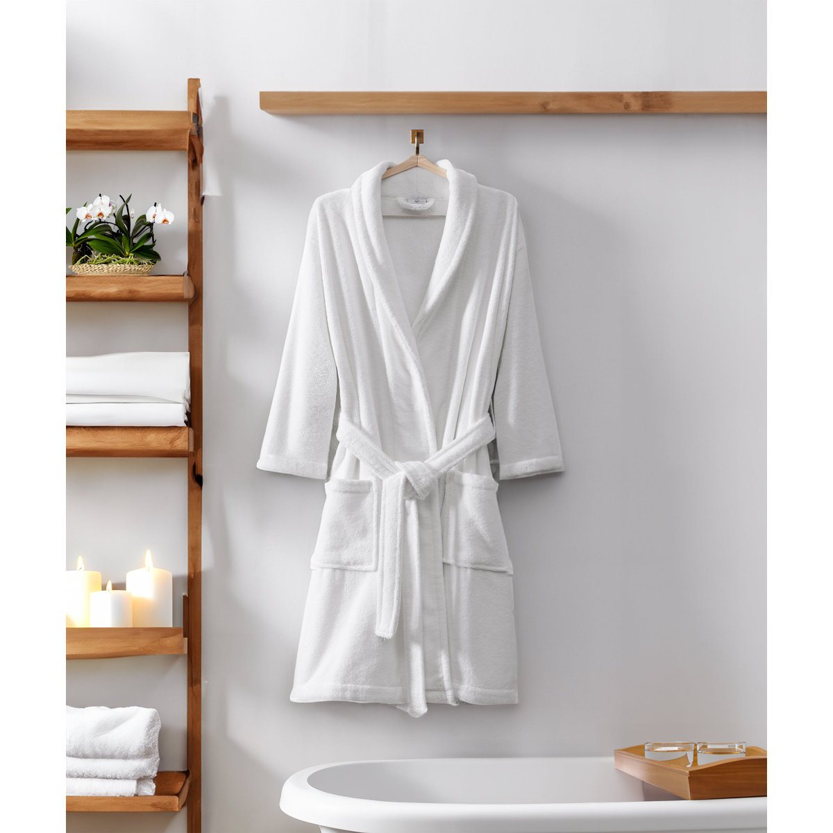 Pure Parima Standard Cotton Bath Robe | Perigold