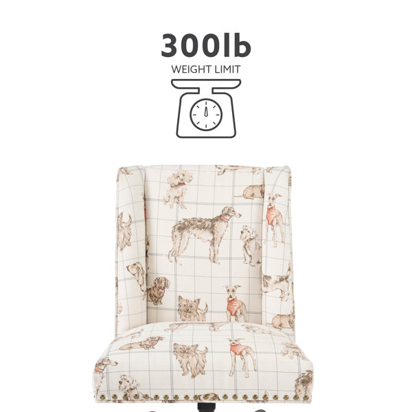 Lark Manor Ardara Adjustable Swivel and Tilt Task Chair with Casters ...