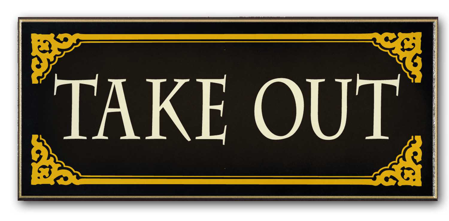ThousandOaksBarrelCo. Take Out Sign | Wayfair