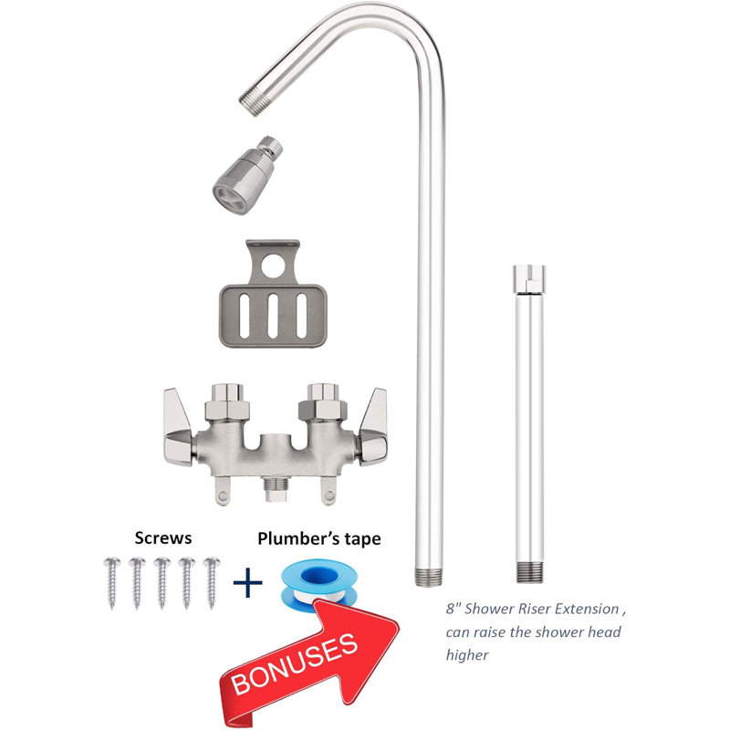G & R PLUMBING ENTERPRISES, INC. Outdoor Shower Fixture System,with ...