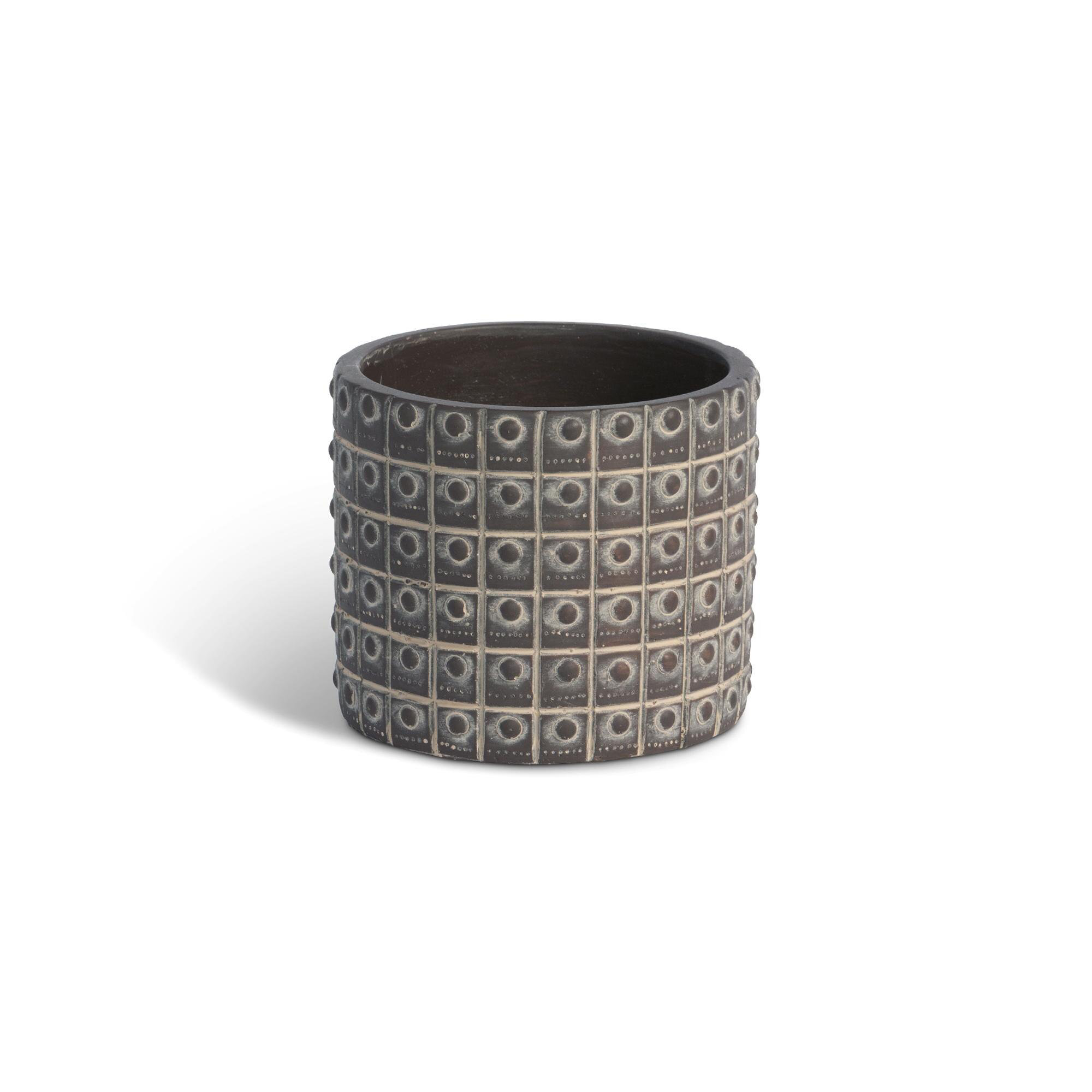 Park Hill Collection Rivet Pattern Pot | Wayfair