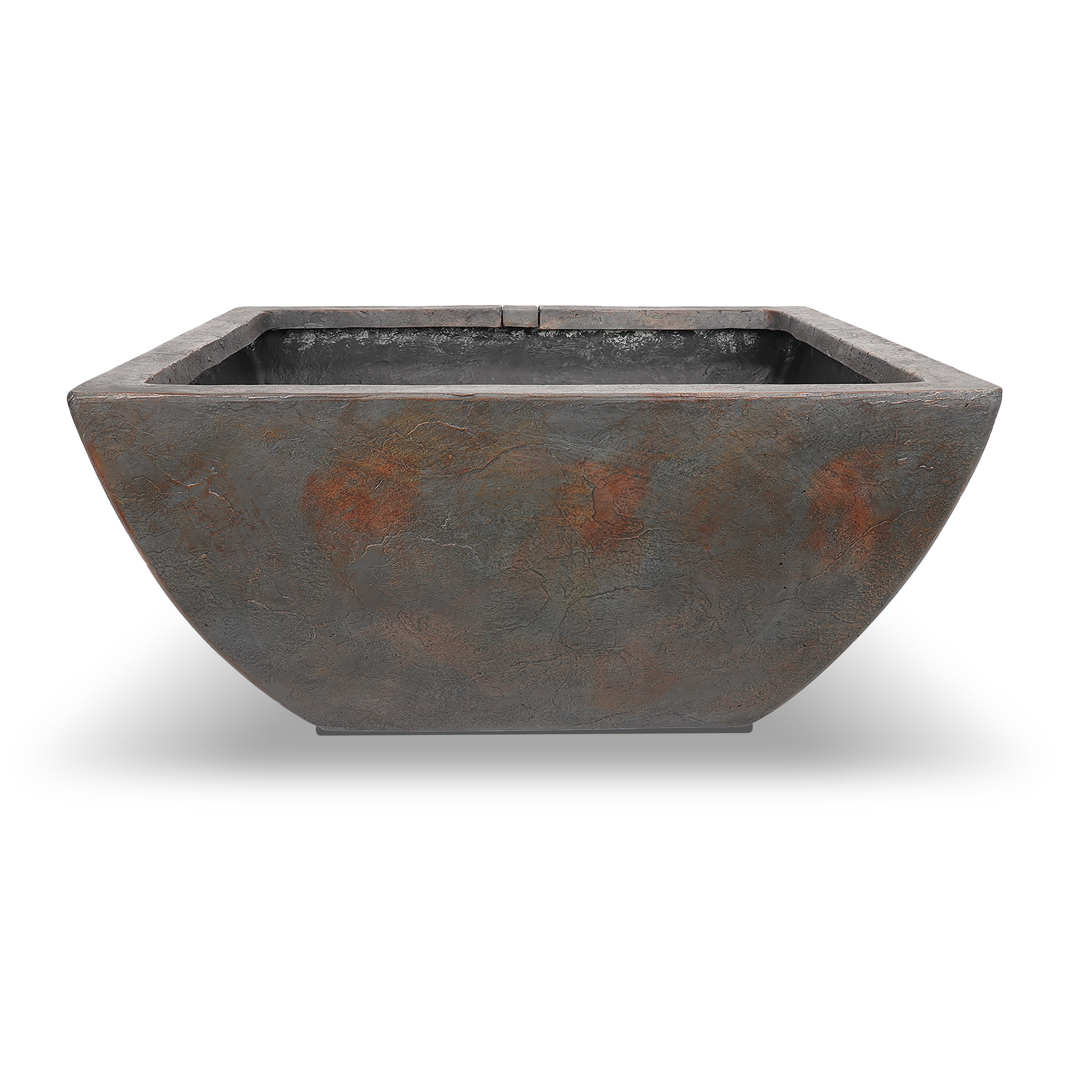Arlmont & Co. Fountain Bowl Container Water Garden, Gray Slate, Sq ...