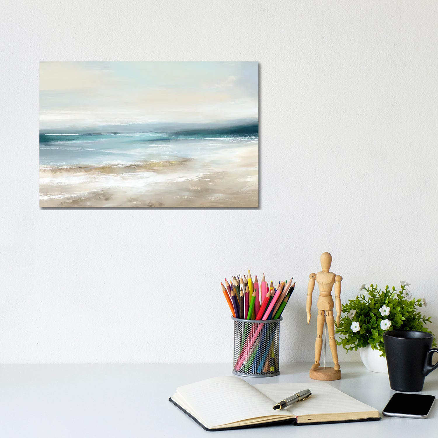 Ebern Designs Oceanic Serenity- Gallery-Wrapped Canvas Giclée | Wayfair