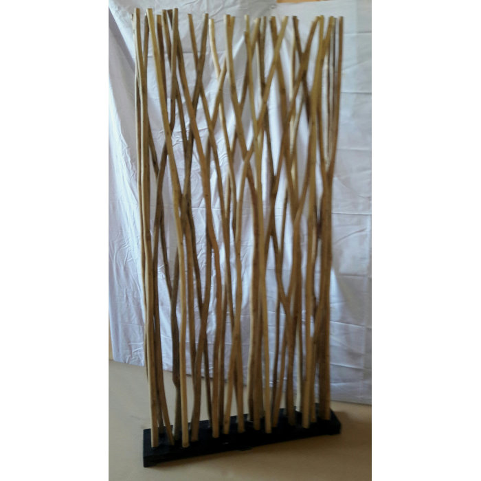 Bless international 39.37'' W x 78.74'' H Solid Wood Single Panel Room ...