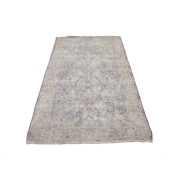 ADMINRUGS Muted/Antique-washed Traditional 4X7 Oriental Area Rug | Perigold