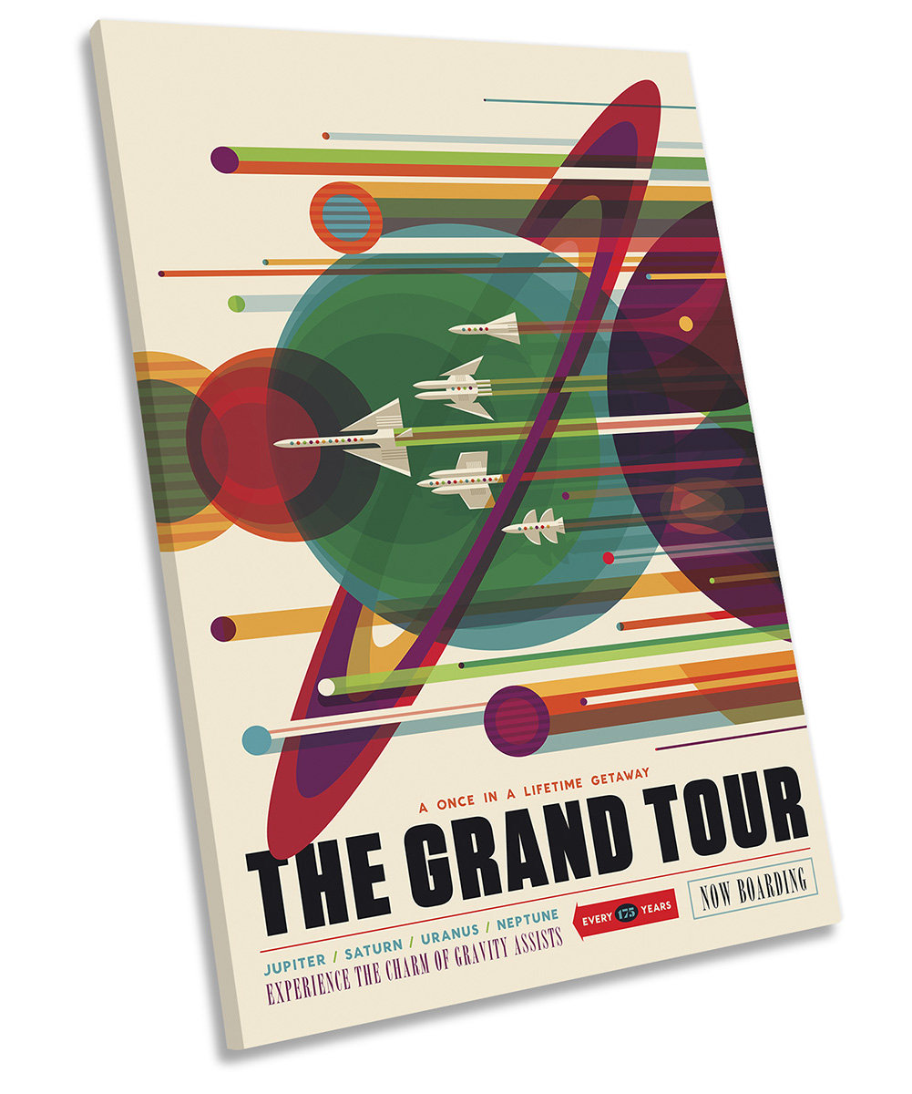 Happy Larry The Grand Tour NASA Space Tourism Picture CANVAS WALL ART ...
