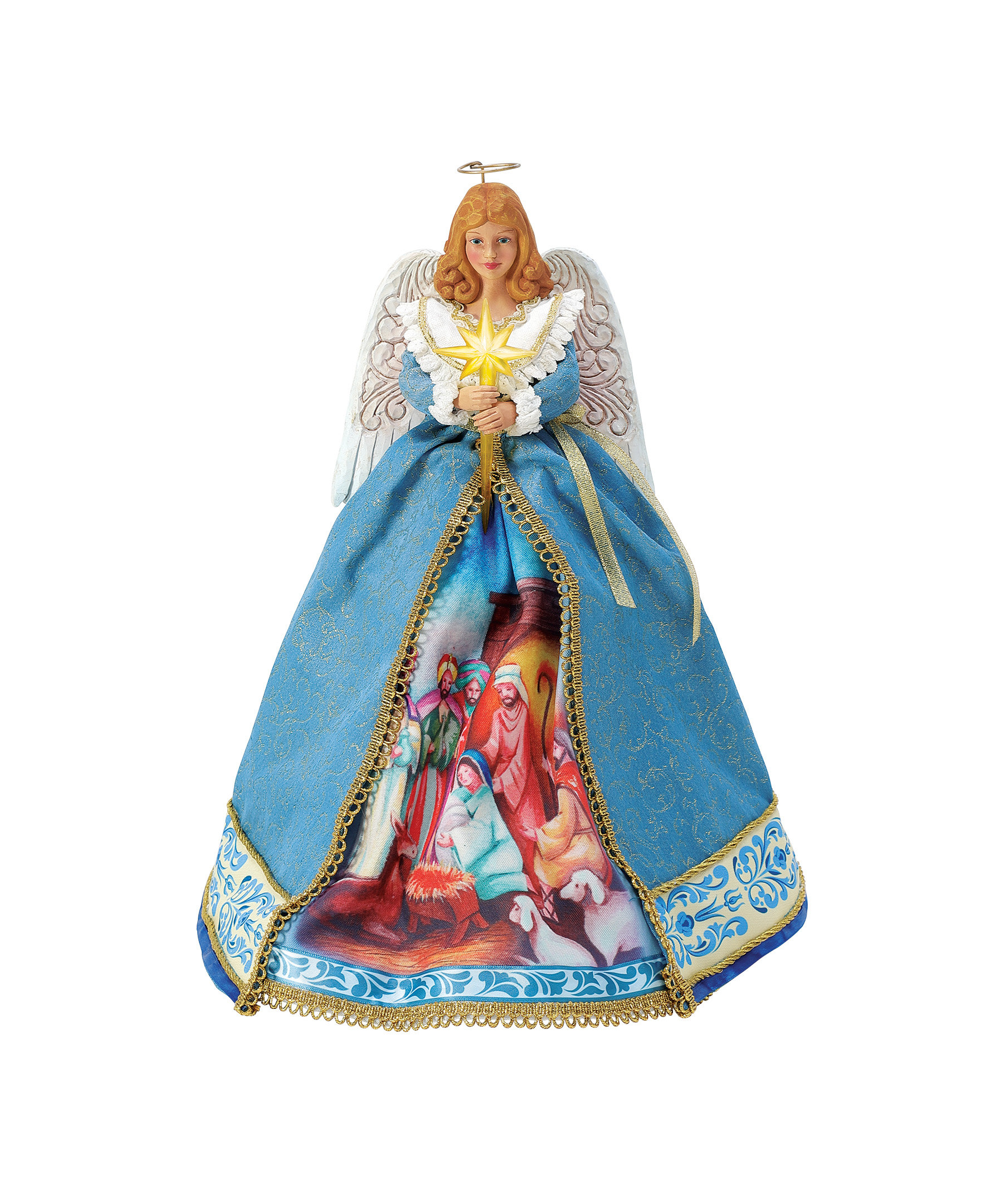 Department 56 Possible Dreams Jim Shore Angel Tree Topper 14in H | Wayfair