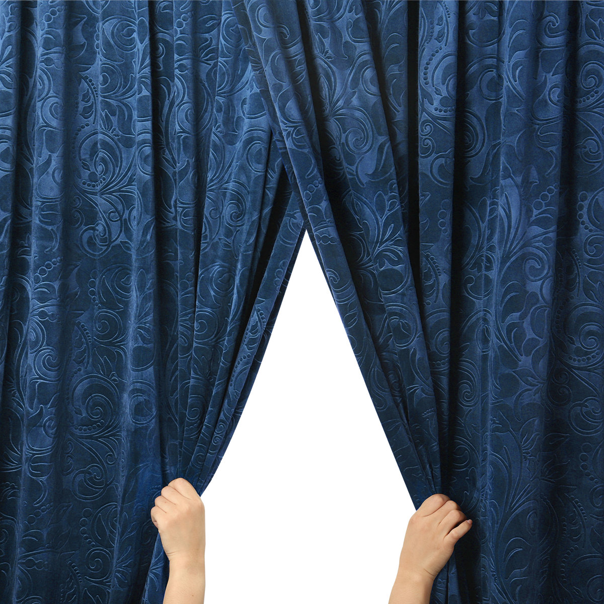 House of Hampton® Johnalyn Velvet Blackout Curtain Pair & Reviews | Wayfair