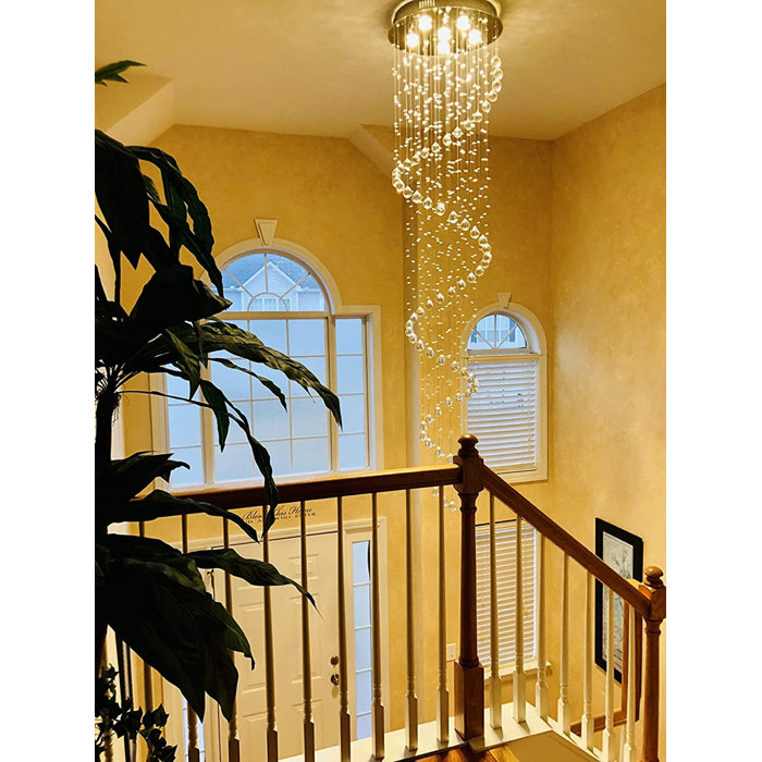 Willa Arlo Interiors Cotta 6 - Light Glass Dimmable Tiered Chandelier ...