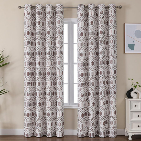Dakota Fields Barid Linen Blend Light Filtering Curtain Pair | Wayfair