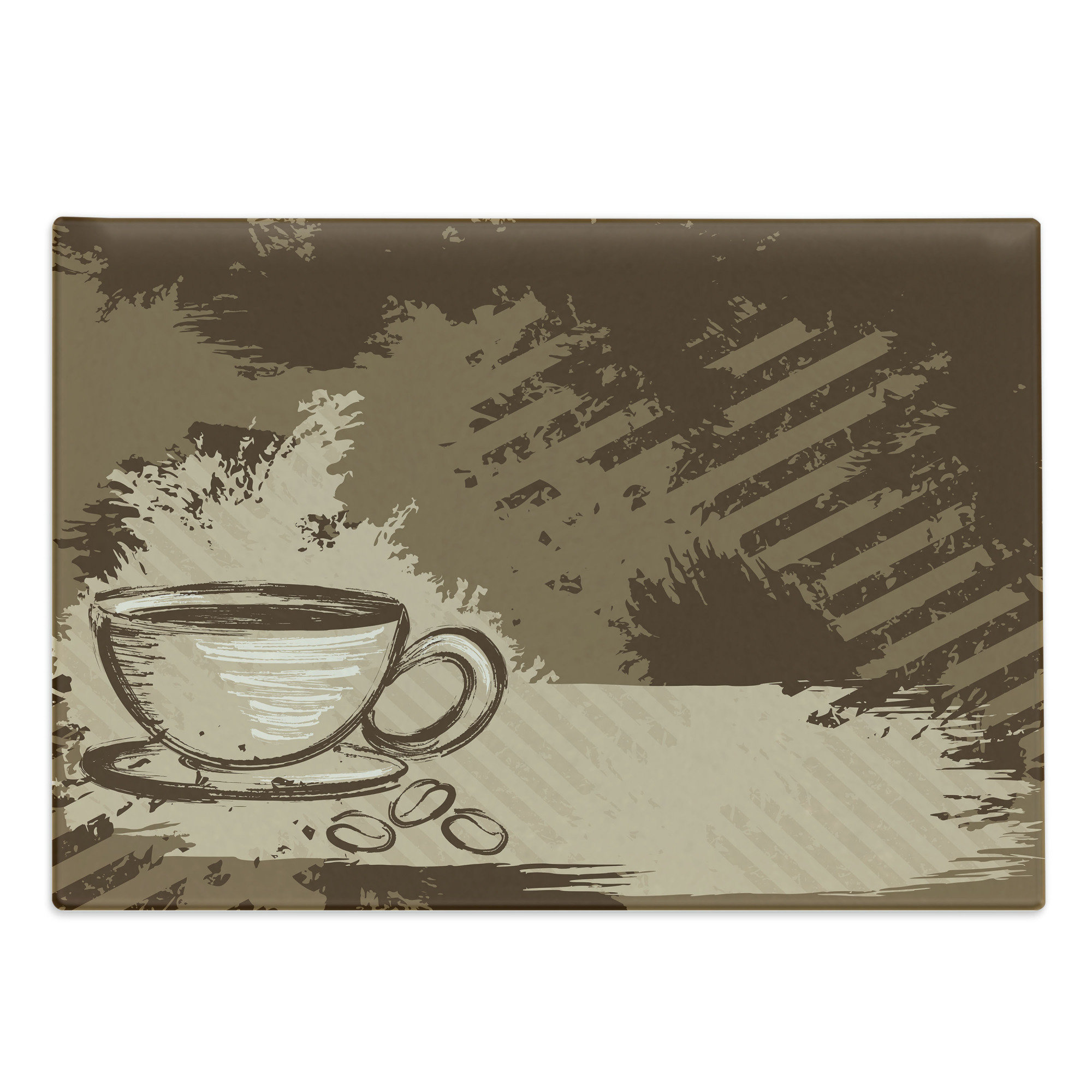 East Urban Home Glass Coffee Cutting Board | Wayfair