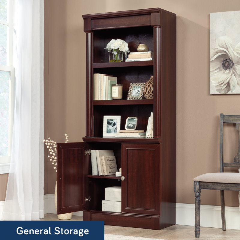 Darby Home Co Manahan Storage Bookcase & Reviews | Wayfair