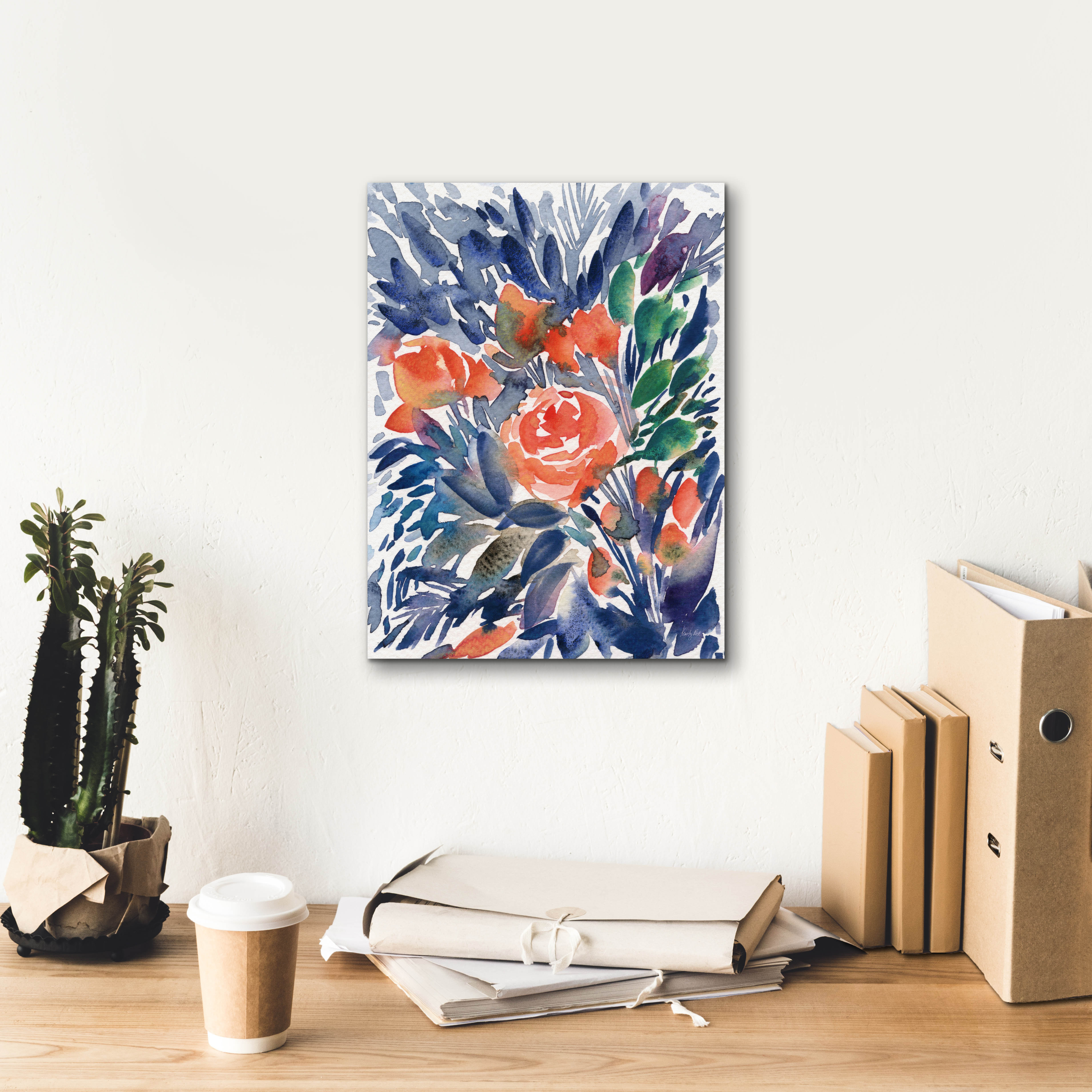 Epic Graffiti 'Wild Blooms' by Kristy Rice Canvas Wall Art | Wayfair