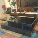 Wrought Studio™ Jaycean LED Lights Coffee Table With 2 Large Drawers ...