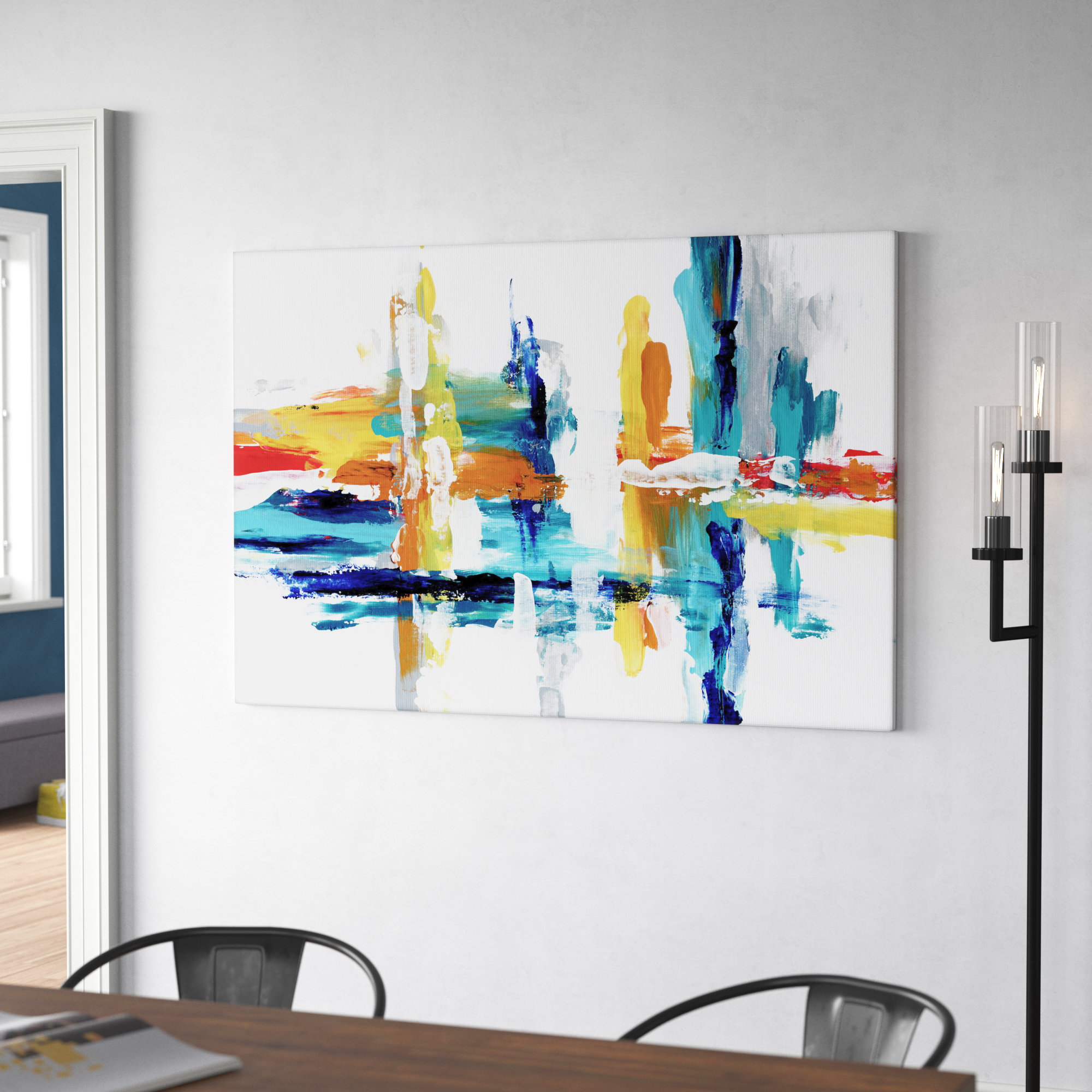 Wade Logan Besik Captive Colour III - Wrapped Canvas Painting Print ...