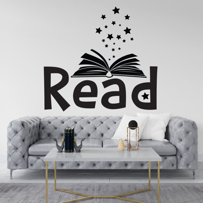 reading wall stickers