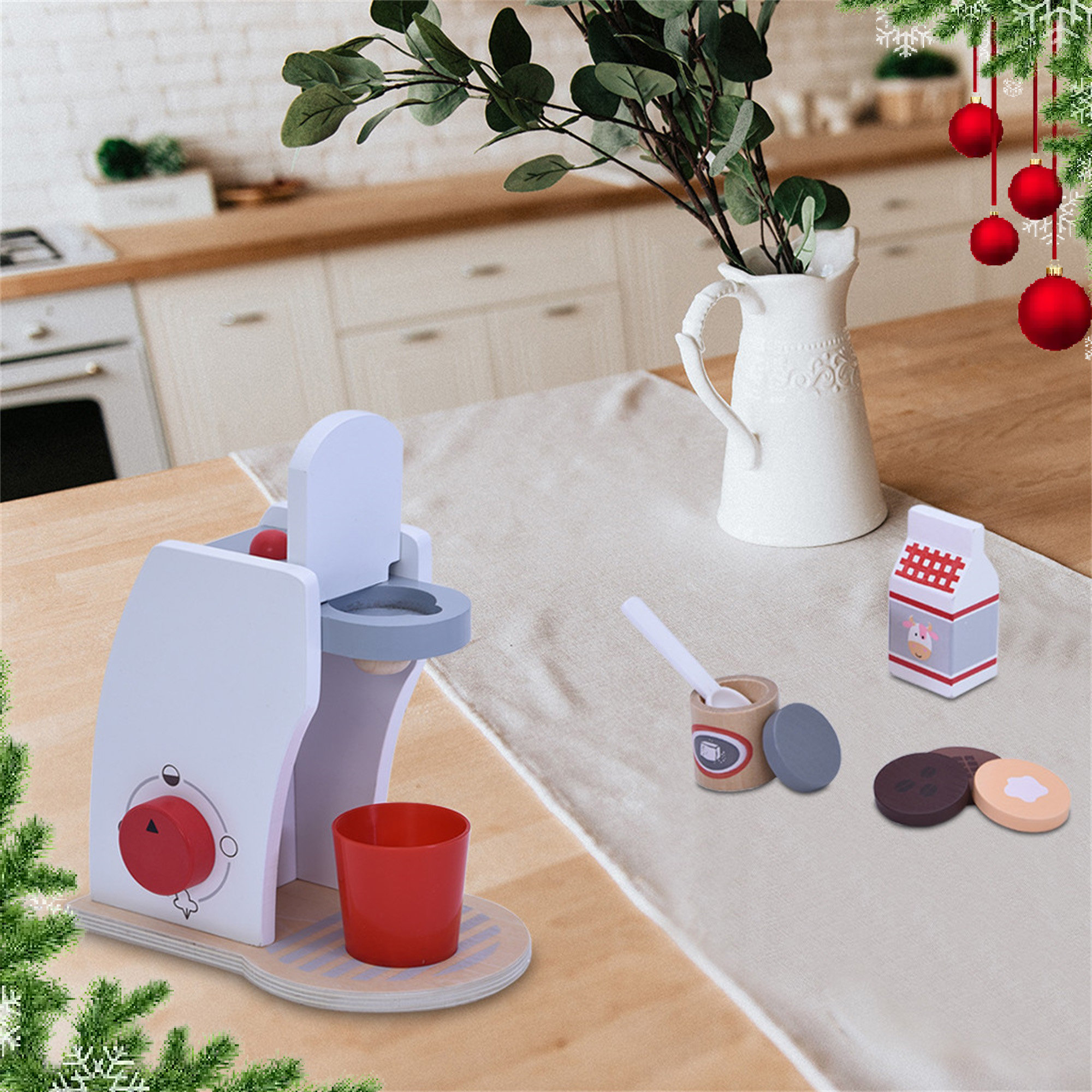 XSIX Wooden Coffee Maker Toy Appliance - Wayfair Canada