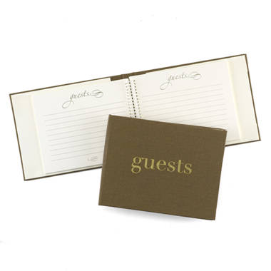 aMonogramArtUnlimited Wood Guest & Commemorative Book - Wayfair Canada