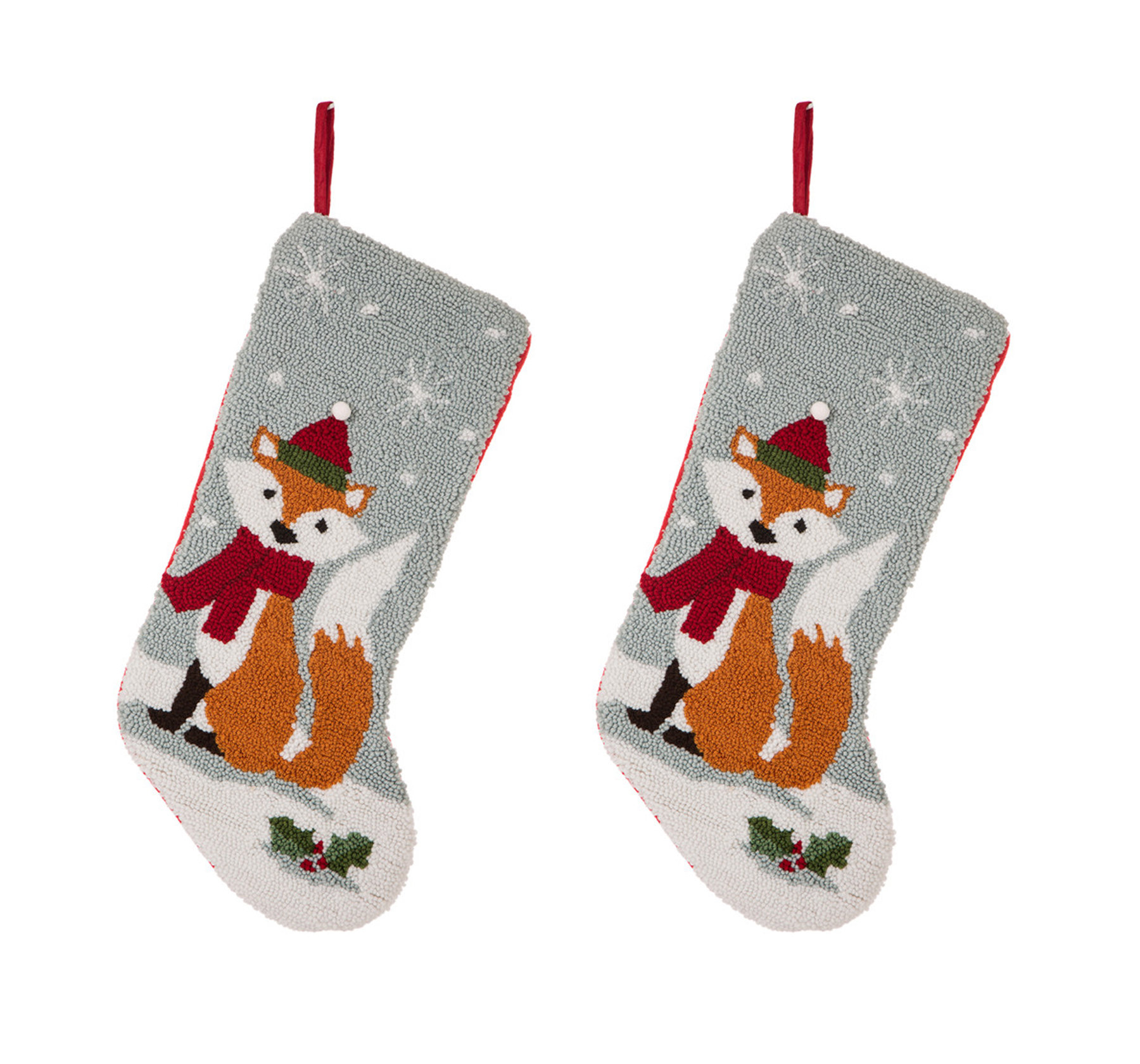 The Holiday Aisle® Fox Stocking | Wayfair