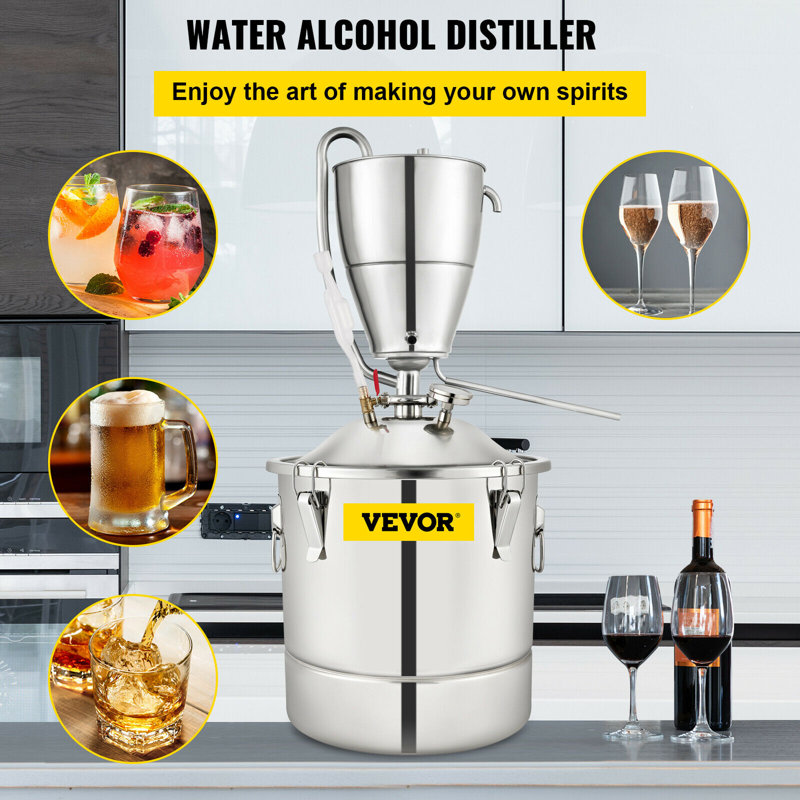 VEVOR Alcohol Still Home Brewing Kit & Reviews | Wayfair