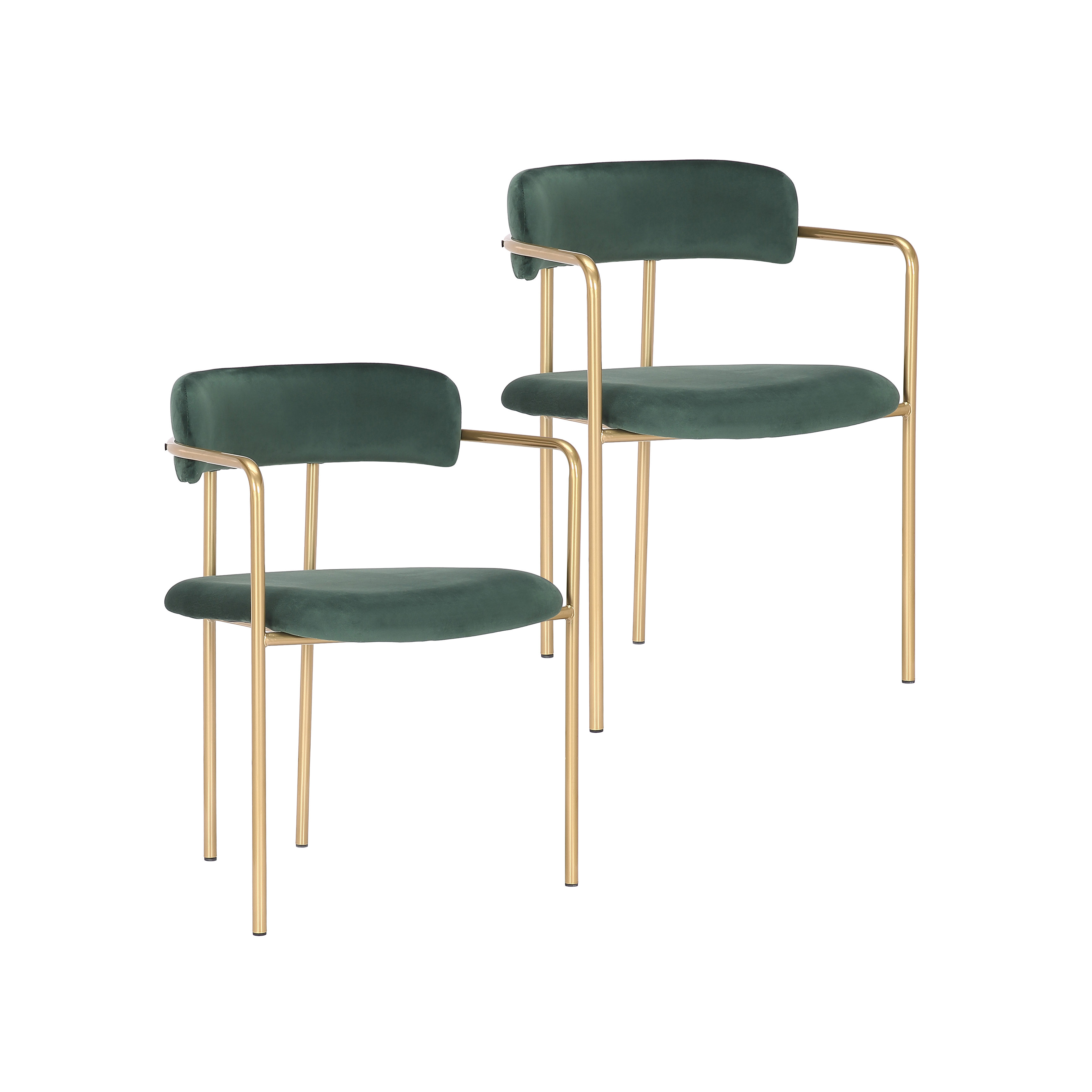 Willa Arlo™ Interiors Chestertown Gold Chrome Dining Chair & Reviews ...