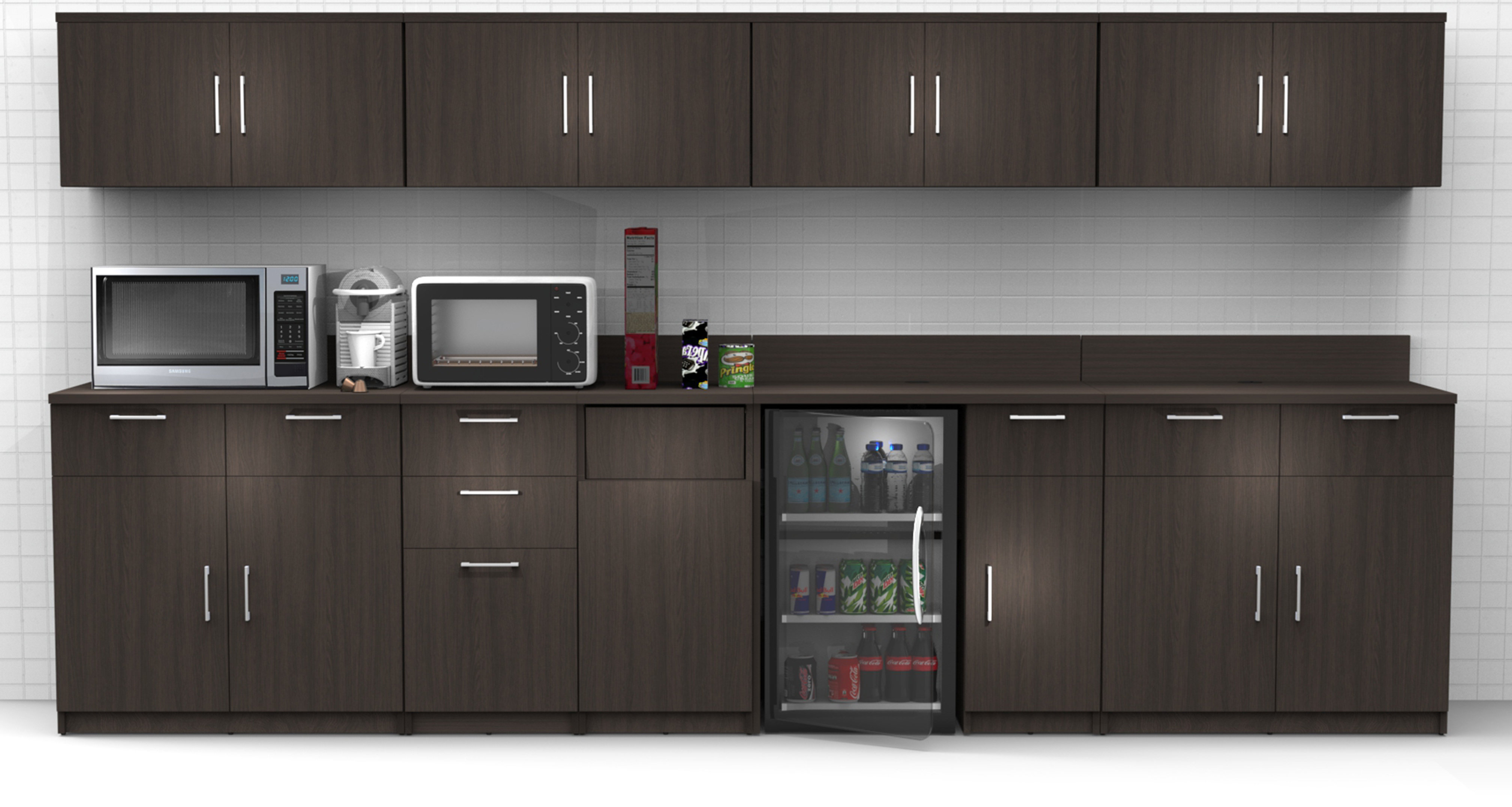 Breaktime Buffet Sideboard Kitchen Break Room Lunch Coffee Kitchenette ...