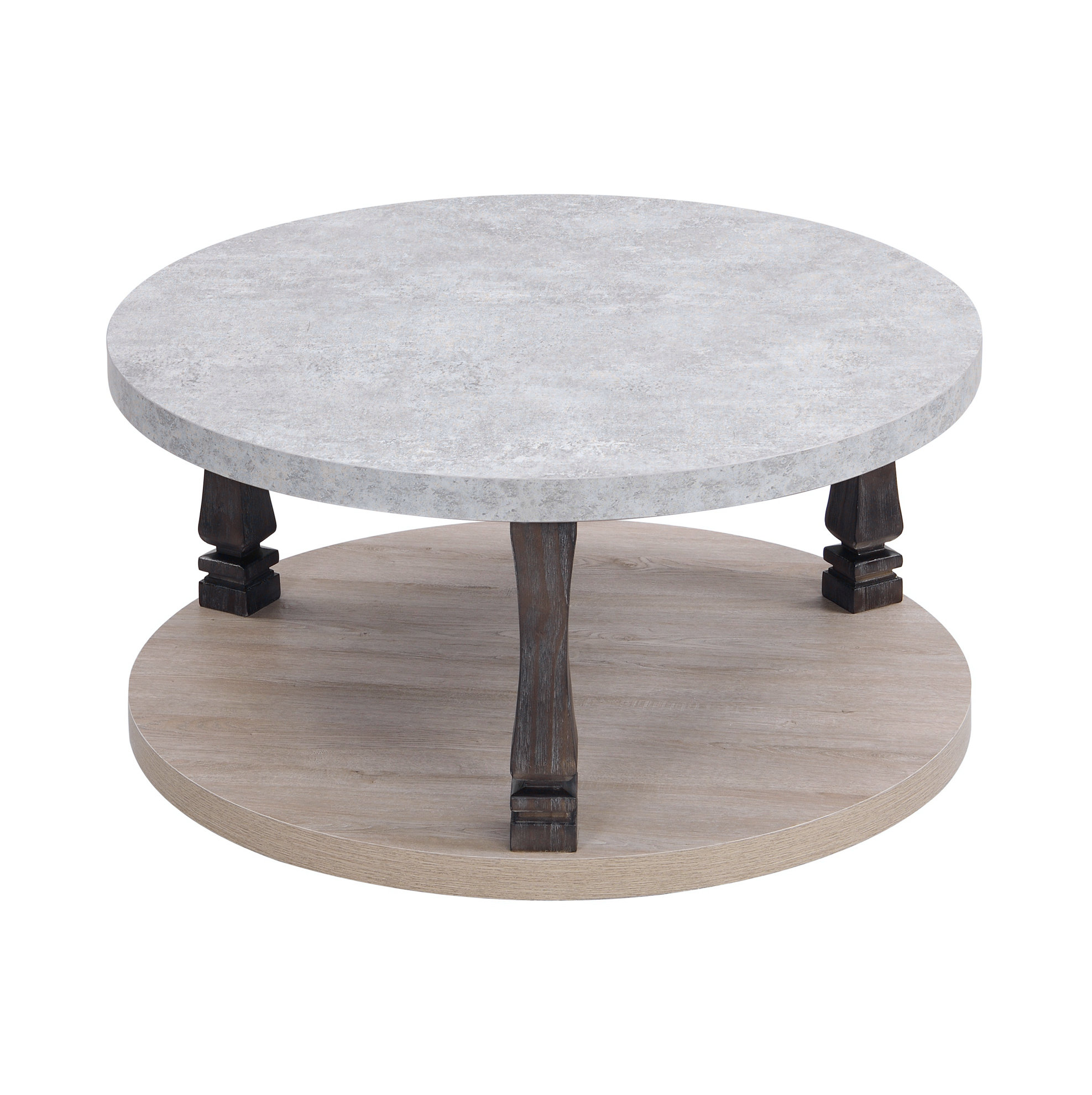 Charlton Home® Rectangular Coffee Table with Sintered Stone Table Top ...